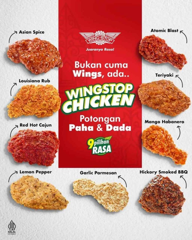 Menu Wingstop Indonesia Dilengkapi Harga & Menu Favorit