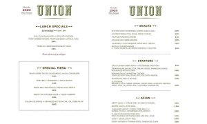 Daftar Menu Union Terlengkap Disertai Harga dan Lokasinya