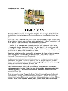 7 Contoh Cerita Sage Singkat Bahasa Indonesia yang Menarik