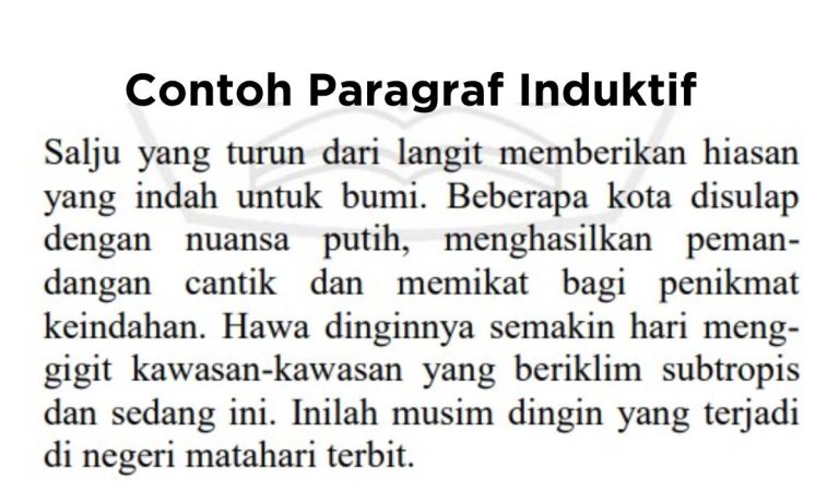11 Contoh Paragraf Induktif, Ciri-Ciri, dan Penjelasannya