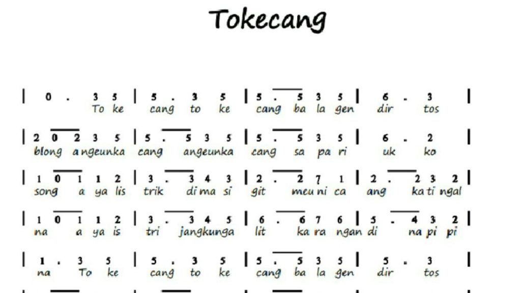 25 Lirik Lagu Daerah Pendek dan Mudah Dihafal Terlengkap