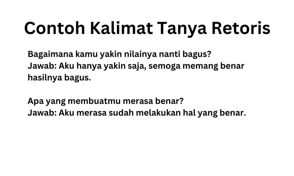 10 Contoh Kalimat Tanya Bahasa Indonesia dengan Jawabannya