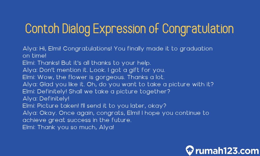 Materi dan Contoh Dialog Expression of Congratulation. Pasti Lengkap!
