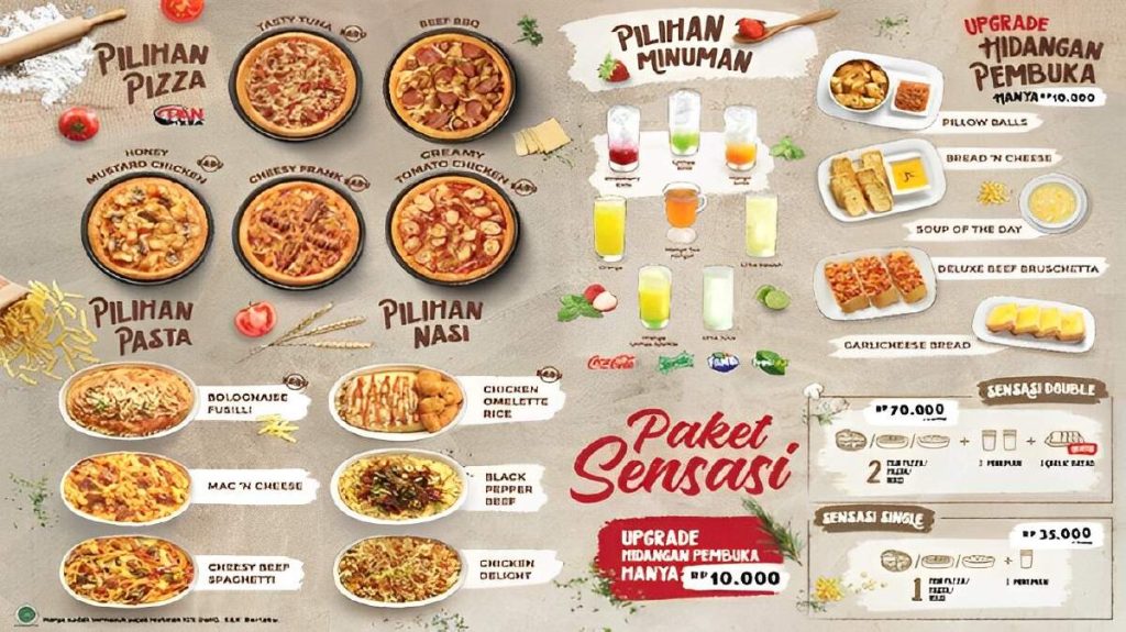 Daftar Menu Pizza Hut dan Harga Terbaru 2025. Lengkap!