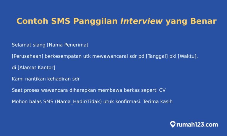 5 Contoh SMS Panggilan Interview yang Benar. Awas Kena Tipu!