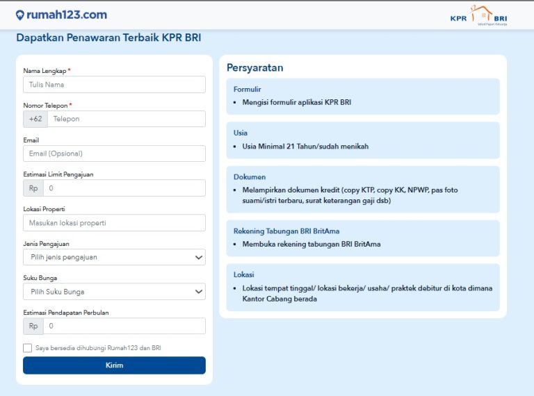 6 Manfaat KPR BRI, Terlindung Asuransi & Dana Pinjaman Tinggi!