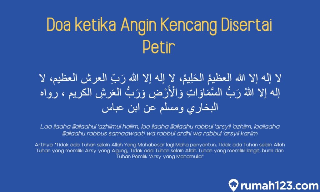 Doa Angin Kencang dalam Islam Beserta Artinya. Wajib Dihafal!