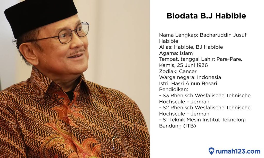 Biografi BJ Habibie Singkat dan Lengkap dengan Biodata