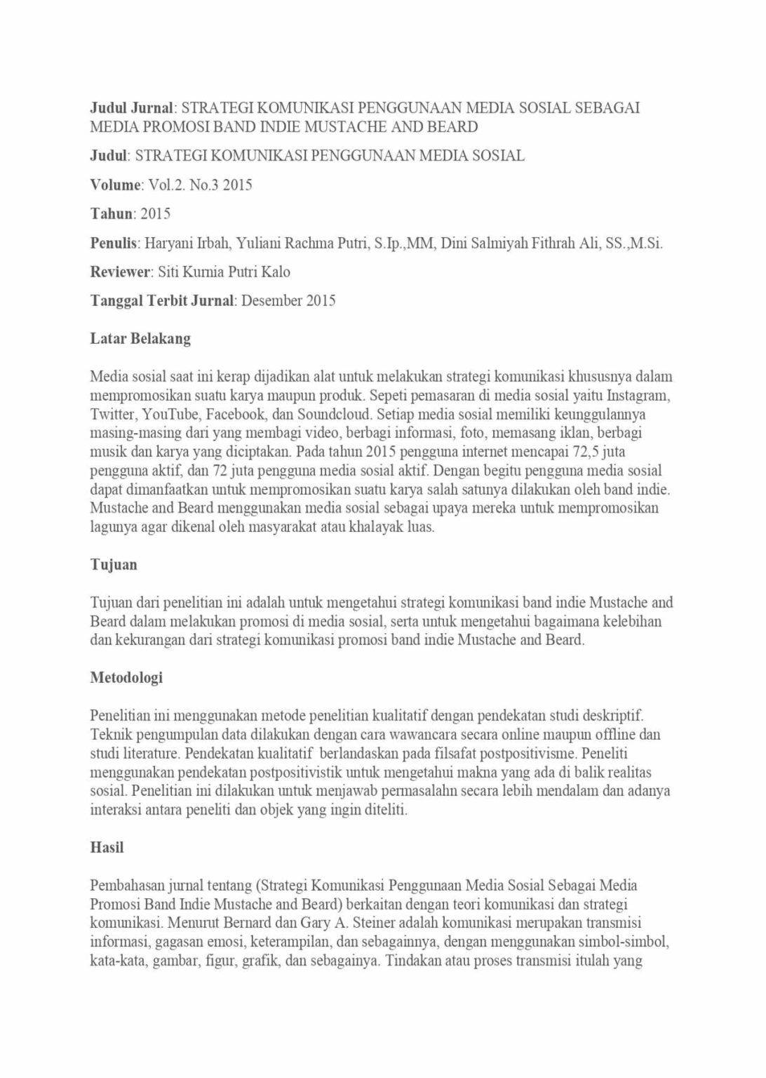 8 Contoh Resume Jurnal yang Baik dan Benar serta Cara Membuatnya