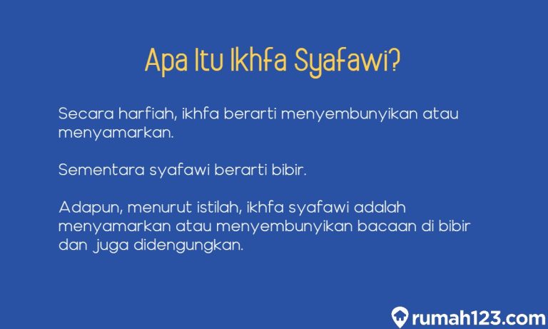 20 Contoh Ikhfa Syafawi dalam Al-Qur'an serta Pengertian dan Cara Baca