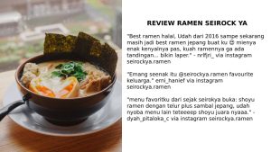 Seirock Ya Menu Disertai Harga 2024, Ada Pilihan Favorit dan Best Seller!