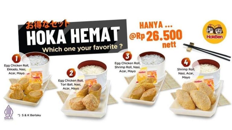 Daftar Menu HokBen dan Harga Terbaru 2025
