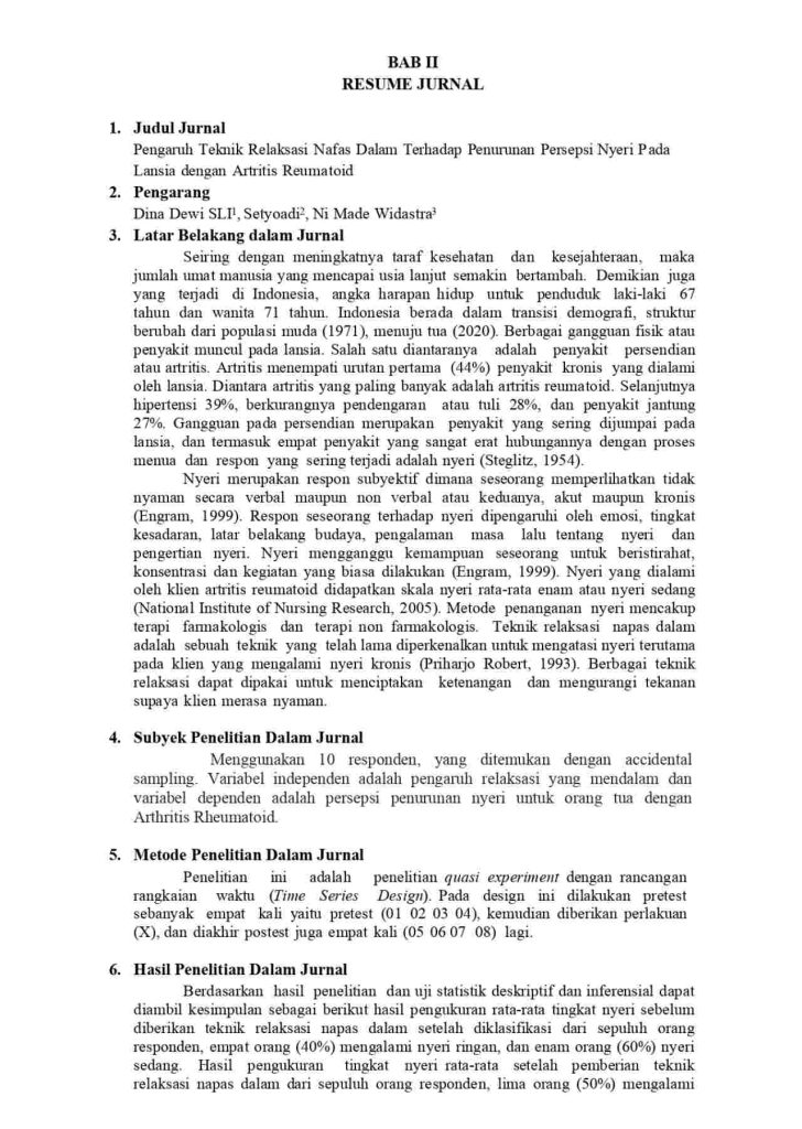 8 Contoh Resume Jurnal yang Baik dan Benar serta Cara Membuatnya