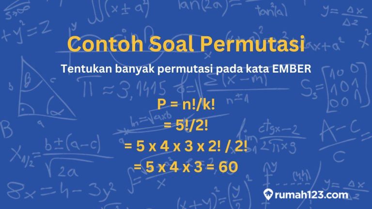 10 Contoh Soal Permutasi Disertai Jawaban & Bahasannya