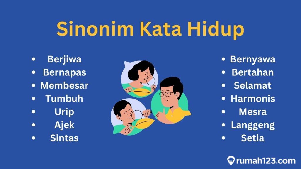 50 Sinonim Hidup dalam Tesaurus Bahasa Indonesia
