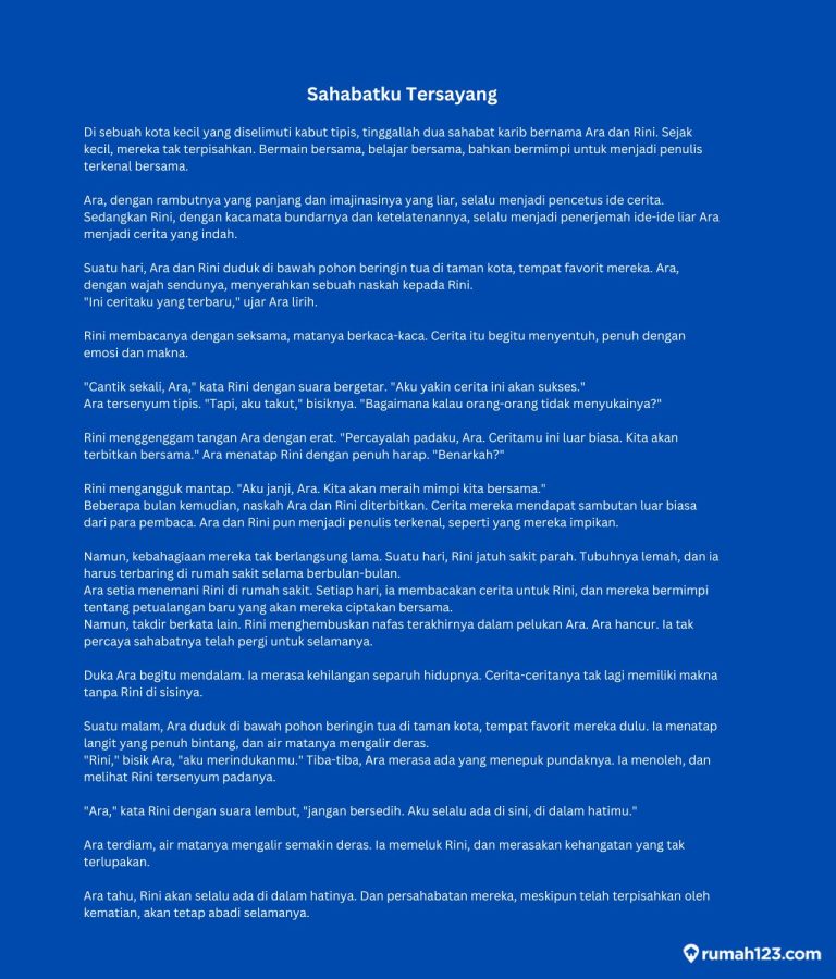 12 Contoh Cerpen Persahabatan Sejati Singkat yang Menginspirasi