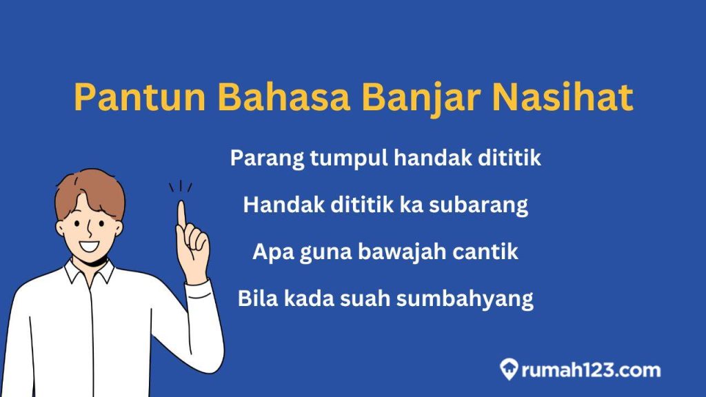 15 Pantun Bahasa Banjar Disertai Artinya yang Lucu & Romantis
