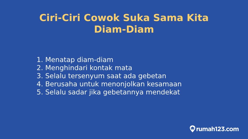 Ciri Ciri Cowok Suka sama Kita Diam-Diam. Awas, Salting!
