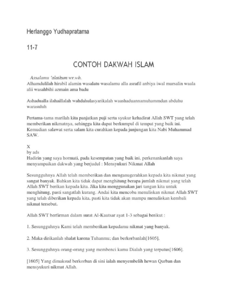 6 Contoh Dakwah Islam Singkat Berbagai Tema, Mudah Dihafal!