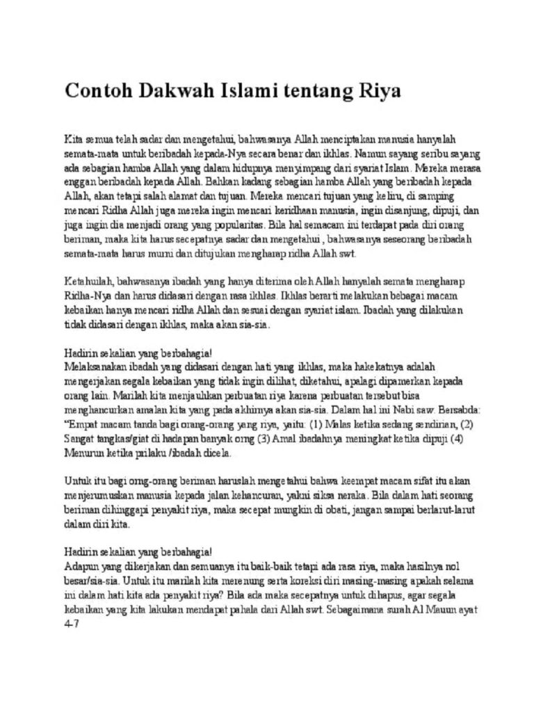 6 Contoh Dakwah Islam Singkat Berbagai Tema, Mudah Dihafal!