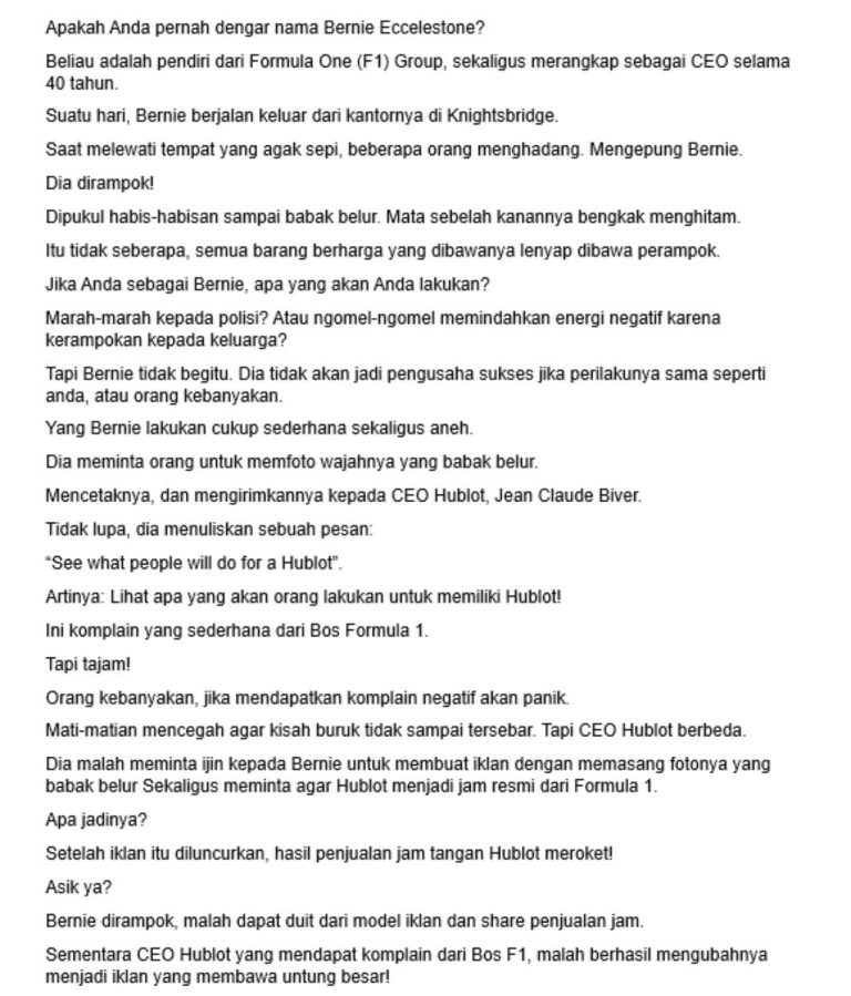 7 Cerita Inspiratif Singkat Beserta Pesan Moralnya. Jadikan Motivasi Diri!