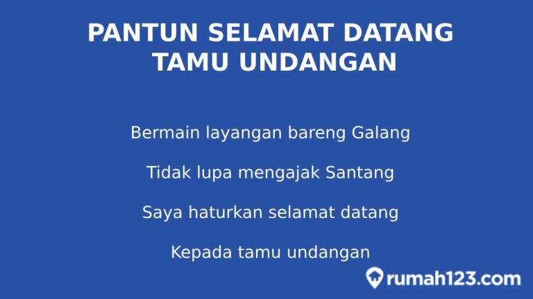 30 Pantun Selamat Datang untuk Tamu Undangan, Maba, hingga Pejabat