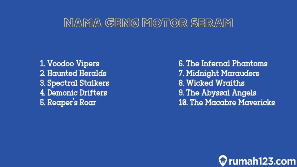 160 Rekomendasi Nama Geng Motor Keren, Aesthetic, dan Tidak Alay