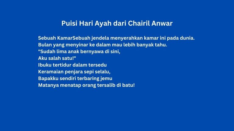 5 Puisi Ayah dan Ibu yang Menyentuh Hati. Penuh Rasa Syukur!