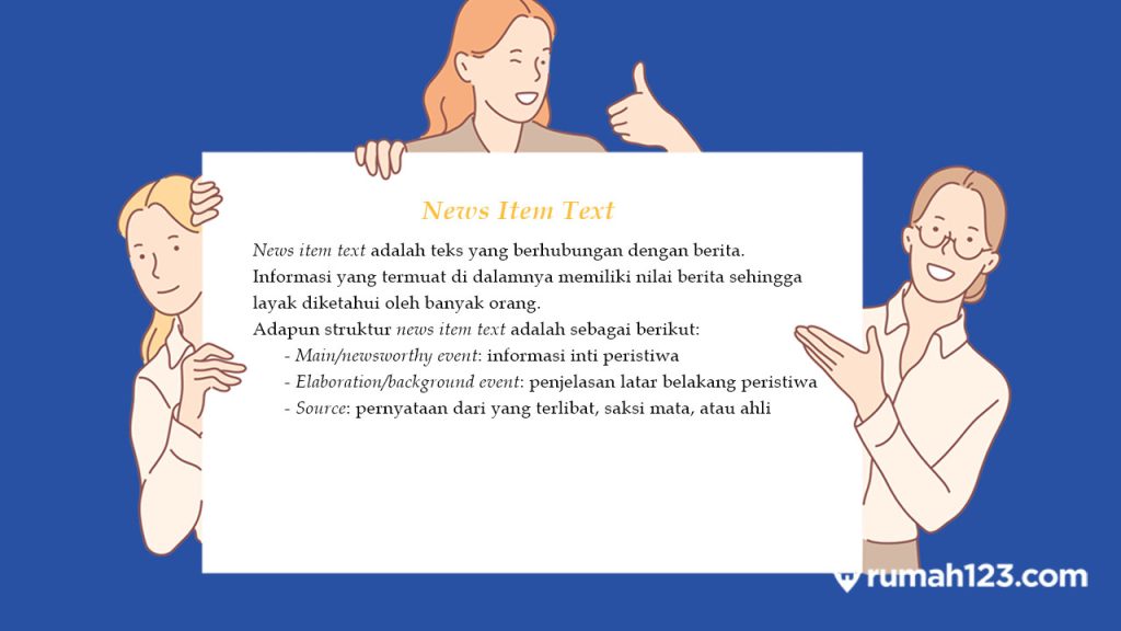 4 Contoh News Item Text Bahasa Inggris yang Benar