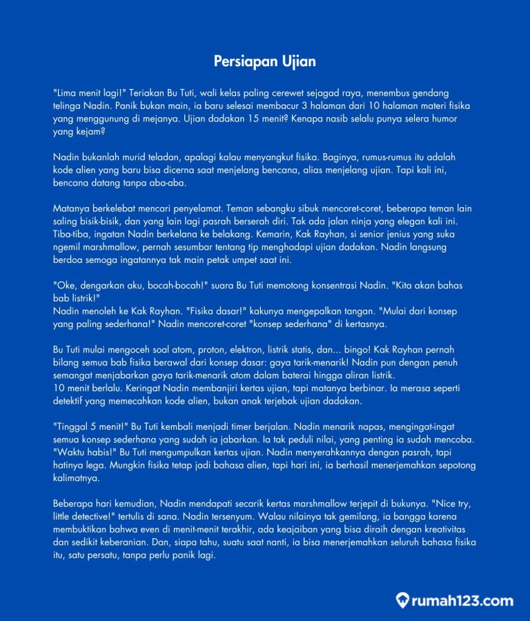 12 Contoh Cerpen Pendidikan yang Menginspirasi dan Penuh Nilai