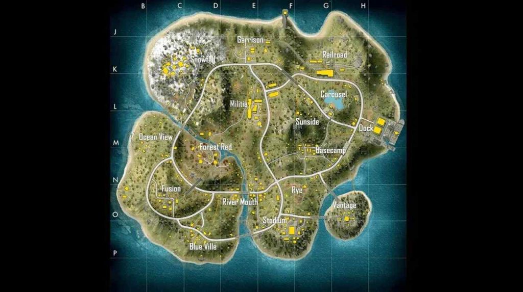 Daftar Map Free Fire FF Dilengkapi Lokasi & Luasnya