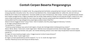 5 Contoh Cerpen Beserta Pengarangnya di Indonesia
