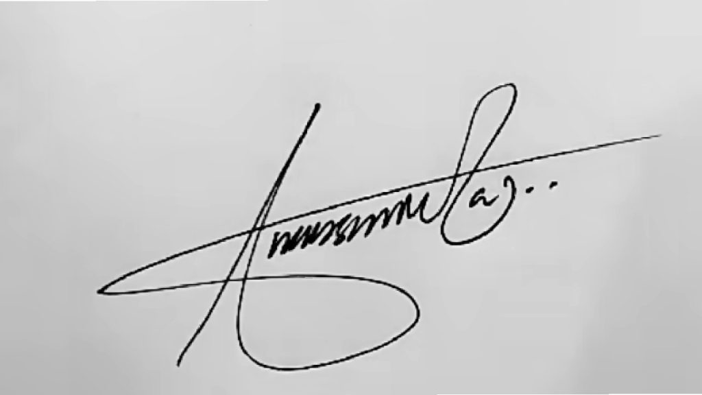 15 Contoh Tanda Tangan Huruf A Aesthetic, Keren, Simple, dan Bagus