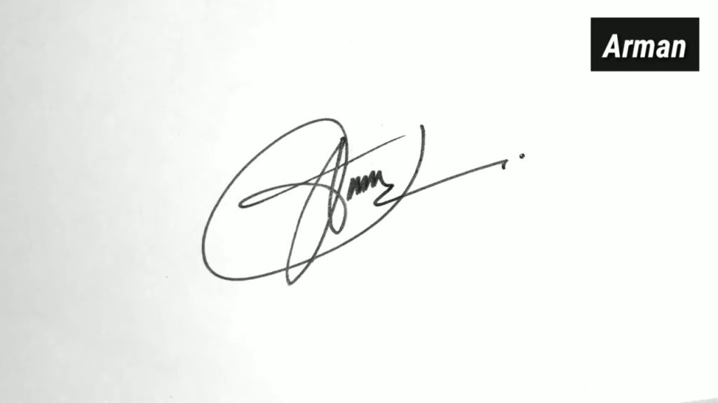 15 Contoh Tanda Tangan Huruf A Aesthetic, Keren, Simple, dan Bagus