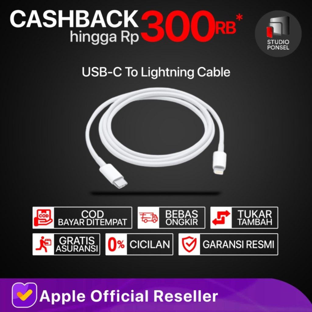 7 Rekomendasi Kabel Data iPhone Lightning Terbaik 2024