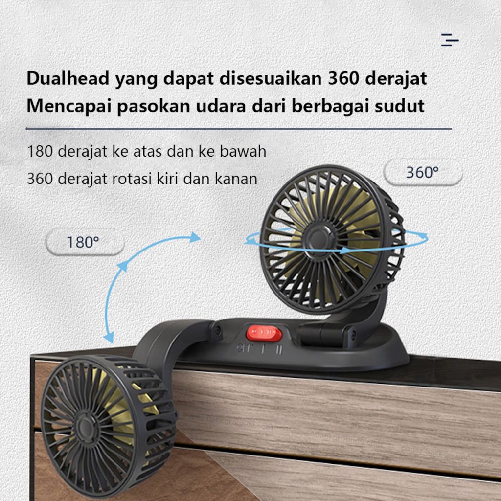 6 Rekomendasi Kipas Angin Mobil Berkualitas. Fiturnya Lengkap!