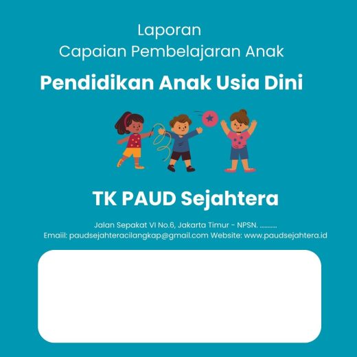 3 Contoh Raport Kurikulum Merdeka PAUD Semester 2