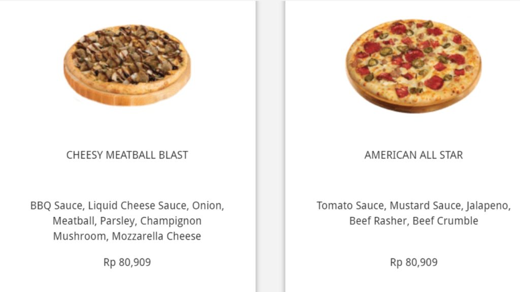 Daftar Menu Domino Pizza dan Harga 2024 Disertai Pilihan Terenak