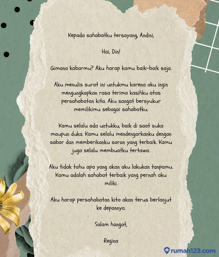 13 Contoh Surat untuk Sahabat Sejati yang Menyentuh Hati