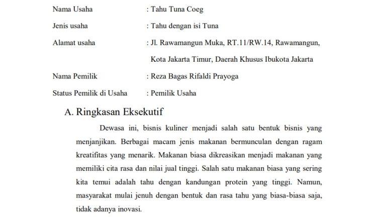 4 Contoh Executive Summary yang Baik dan Benar Terlengkap