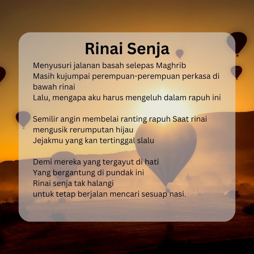 10 Contoh Puisi Senja yang Indah dan Menggugah Hati