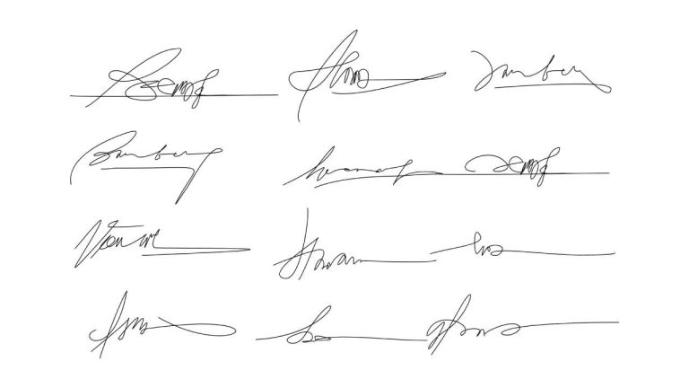Contoh Tanda Tangan yang Simple dan Aesthetic. Unik!