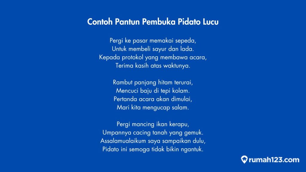 30 Pantun Pembuka Pidato Lucu yang Menghibur, Bisa Nyairin Suasana!