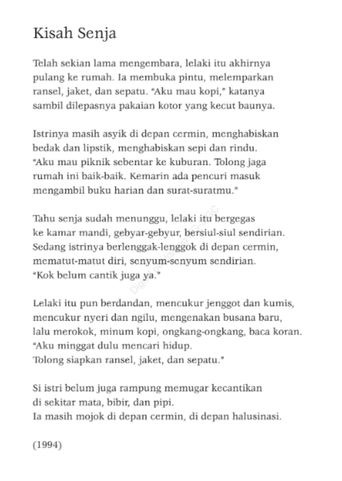15 Contoh Puisi Panjang Berbagai Tema Menarik dari Penyair Terkenal