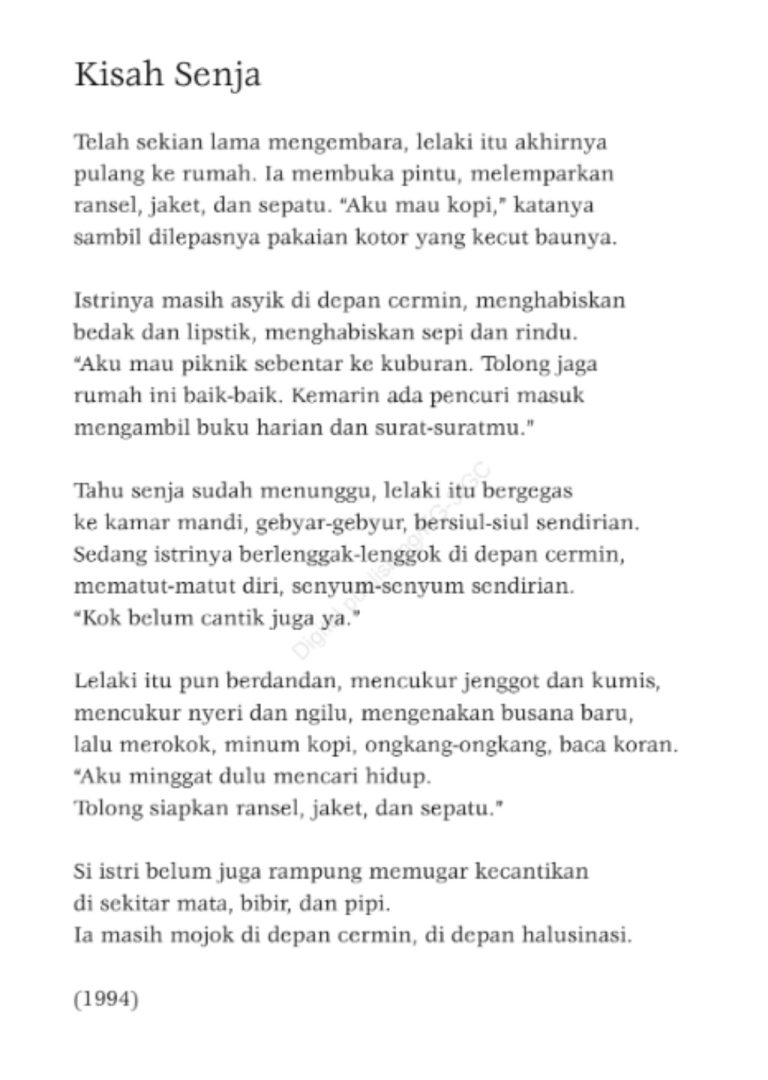 15 Contoh Puisi Panjang Berbagai Tema Menarik dari Penyair Terkenal