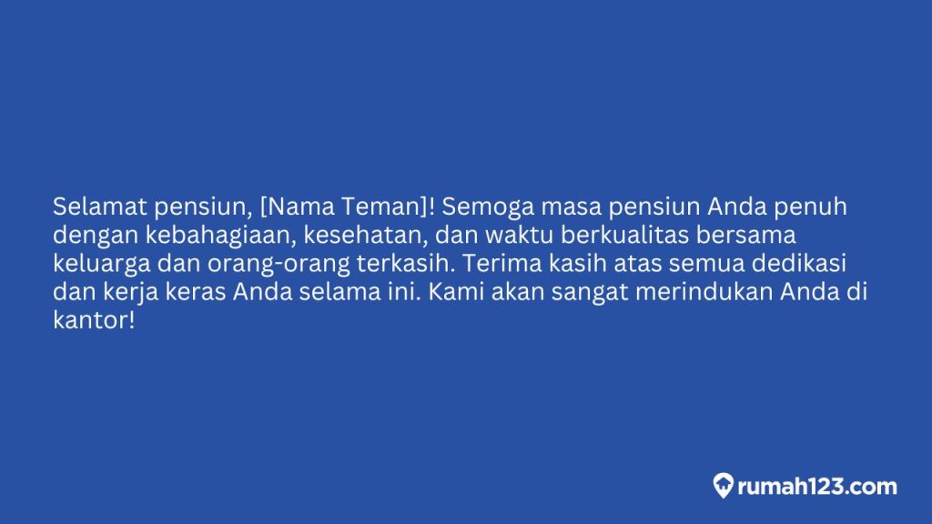 80 Contoh Ucapan Purna Tugas atau Pensiun Penuh Kesan