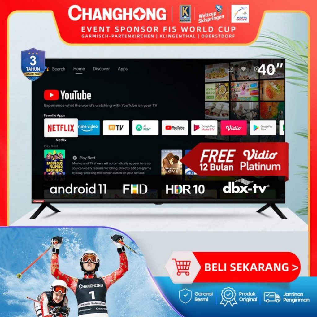5 Rekomendasi Smart TV 40 Inch Terbaik 2024, Layarnya Jernih!