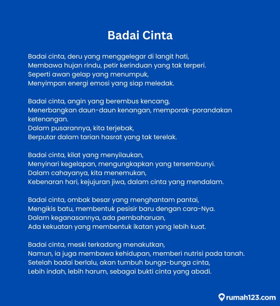 12 Contoh Puisi 5 Bait Berbagai Tema. Mulai dari Pendidikan hingga Cinta!