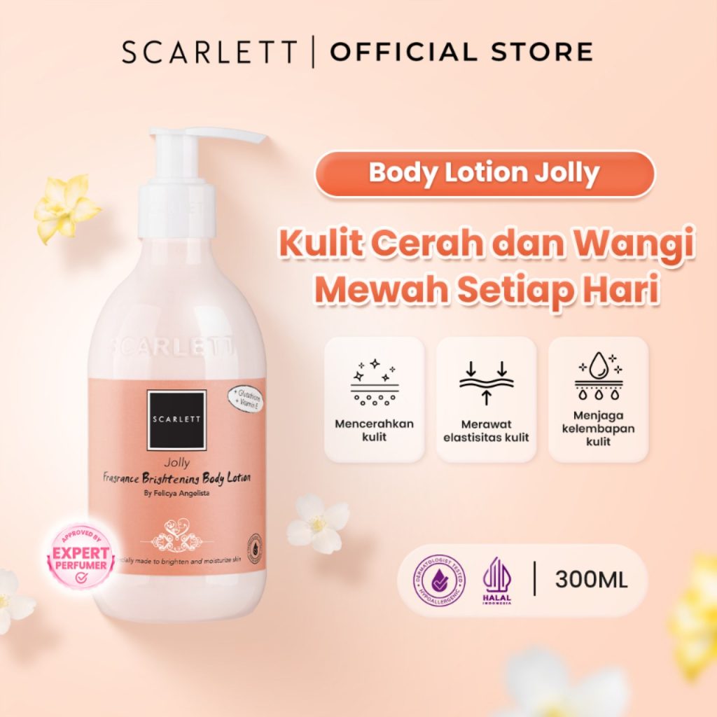 5 Body Lotion Scarlett yang Cepat Memutihkan Kulit