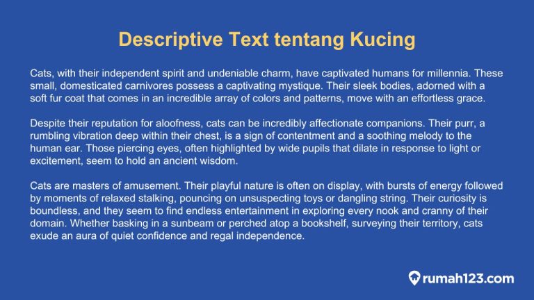 3 Contoh Descriptive Text tentang Hewan dan Artinya